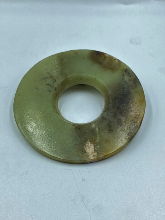 Old Chines Antique Chines Zhou Dynasty Jade Bi Disk Shape | Etsy