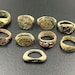 Ancient Near Eastern Roman Greek Sasanian Jewelry Bronze Signet Rings ...