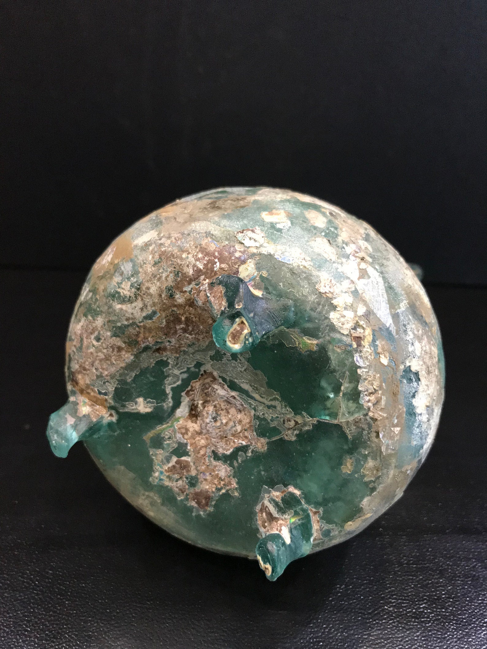 Large Ancient Roman Glass Perfume Bottle Iridescent Excellent - Etsy