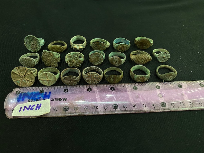 Rings the Lot of Ancient Rings From Ancient Romans Empire - Etsy