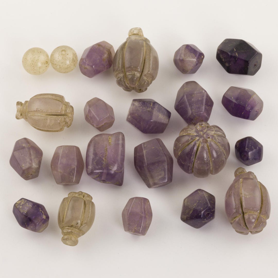 Bactrian Roman Amethyst Gem Quartz Unique Shapes Cutting Jewelry Old ...