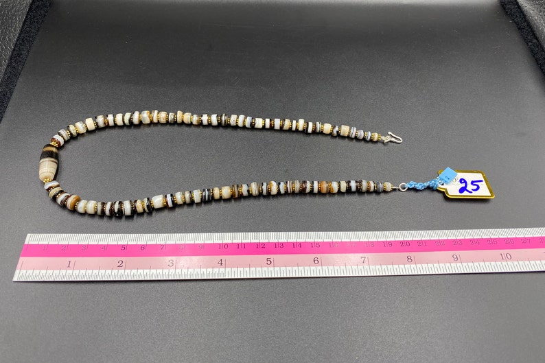 Old Antique Himalayan Ancient Disk Shape Indo Tibetan Banded - Etsy