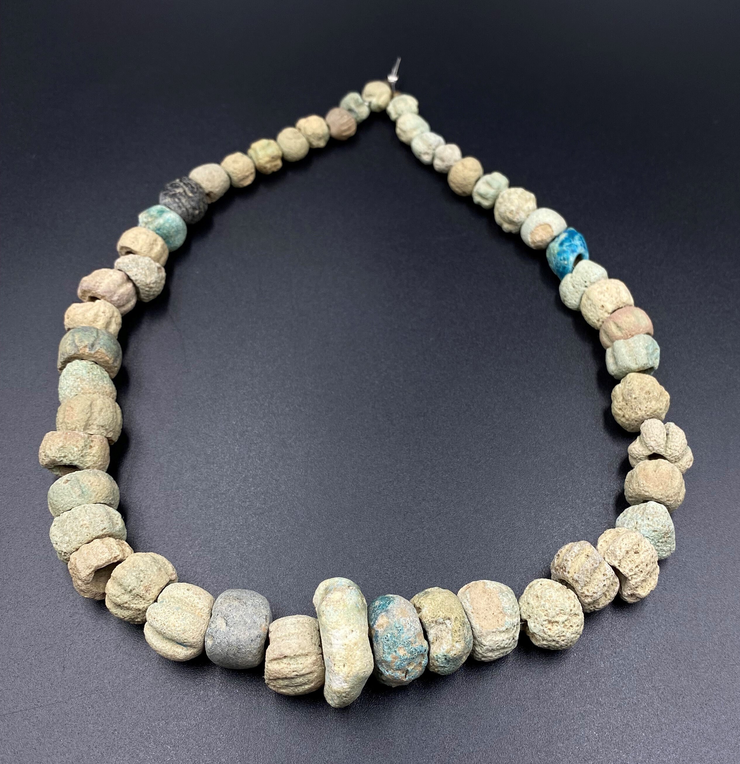 Vintage Antique Middle Eastern Faience Jewelry Old Beads - Etsy