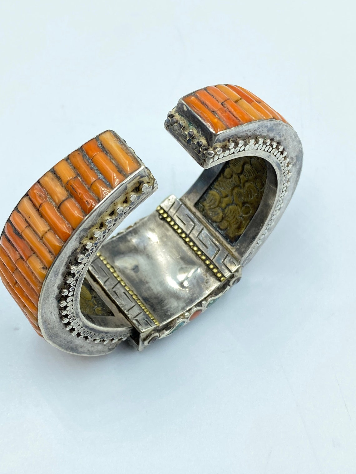Antique Hand Made Nepali Tibetan Vintage Jewelry Silver Coral - Etsy