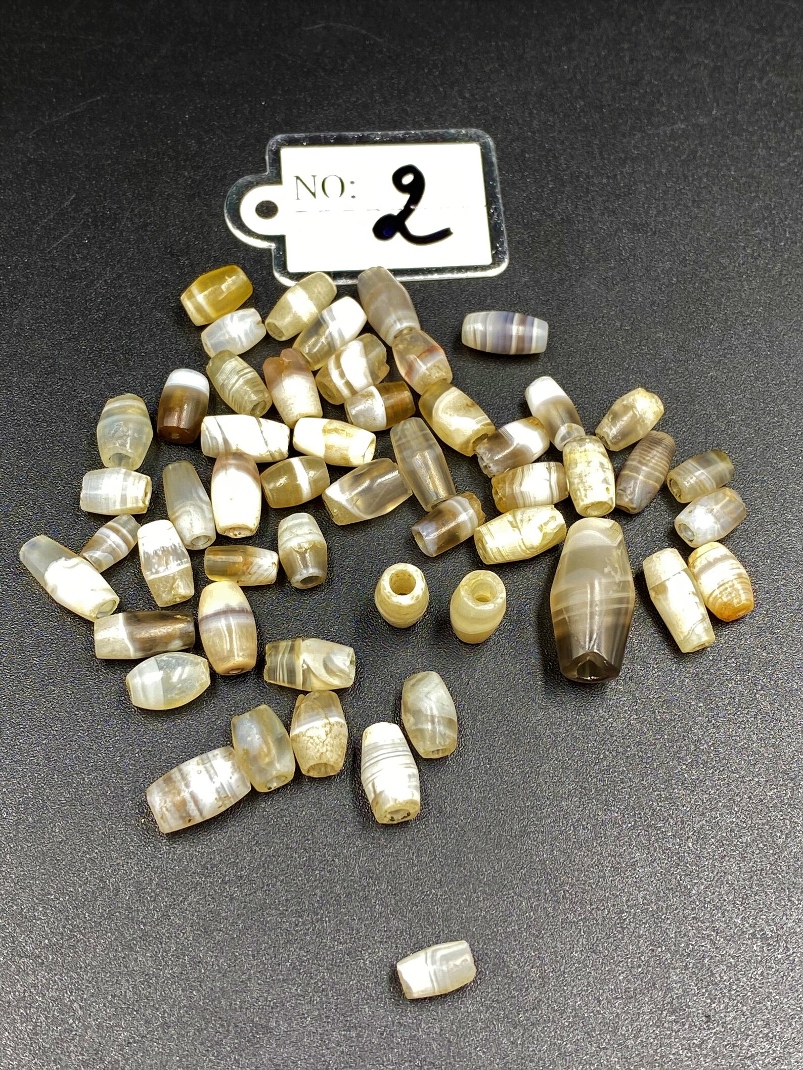 Antique Old Indo Greco Bactrian Ancient Agate Beads 256 BC - Etsy