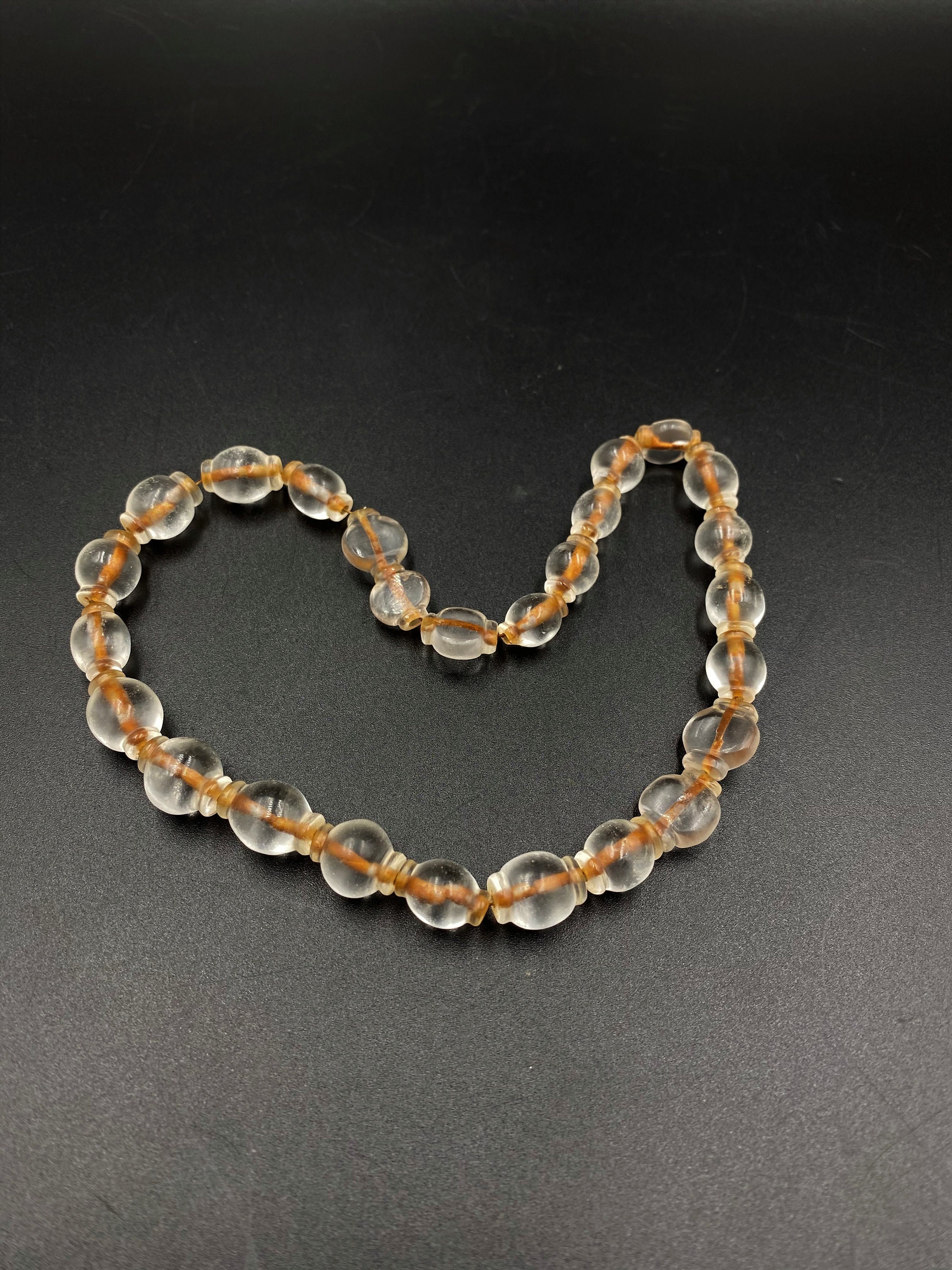 Old Rock Crystals Prayer Amulet Jewelry Beads From Ancient Pyu | Etsy