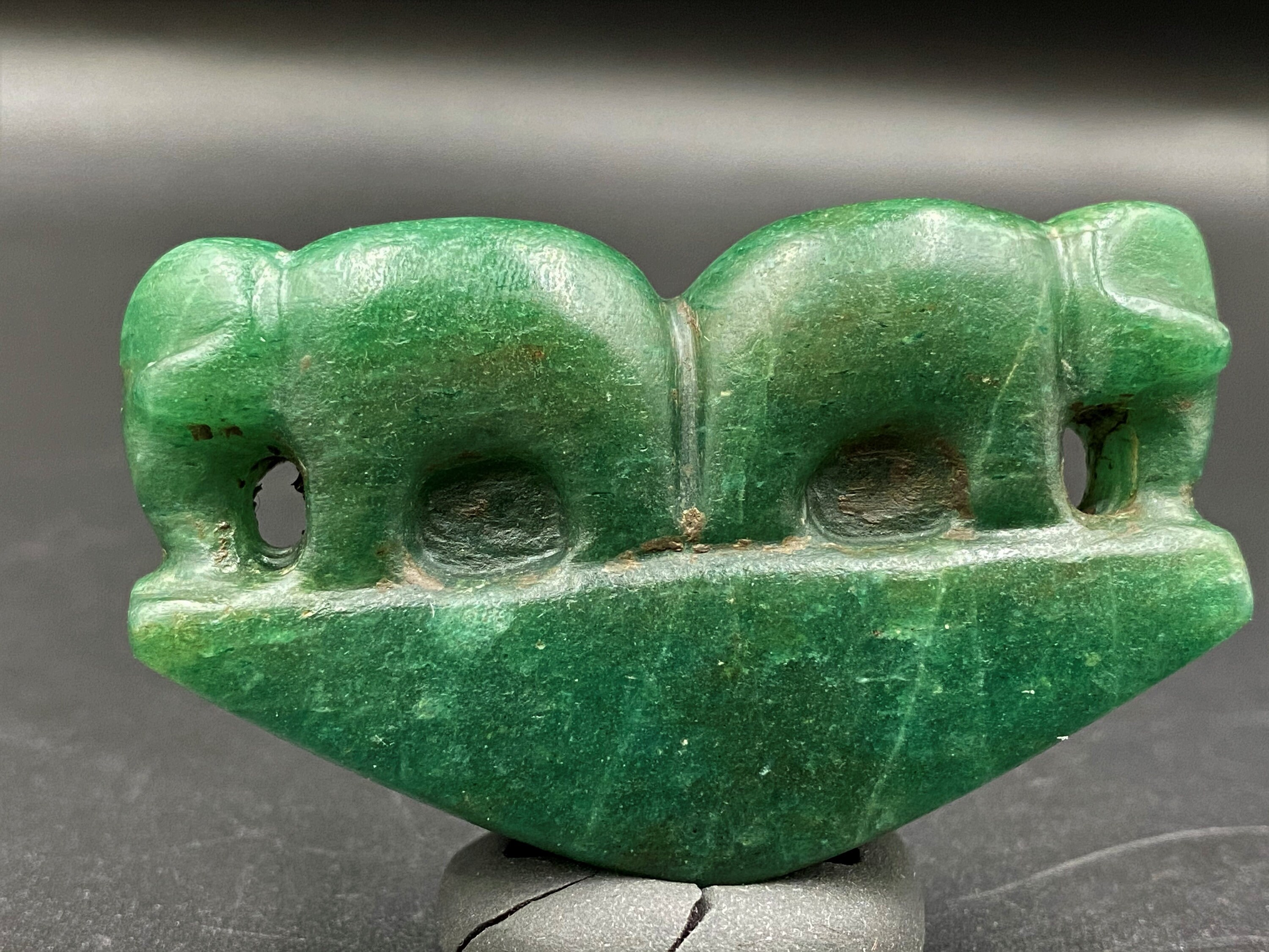 Ancient Pyu Culture Aventurine Jade Carved Two Elephants - Etsy