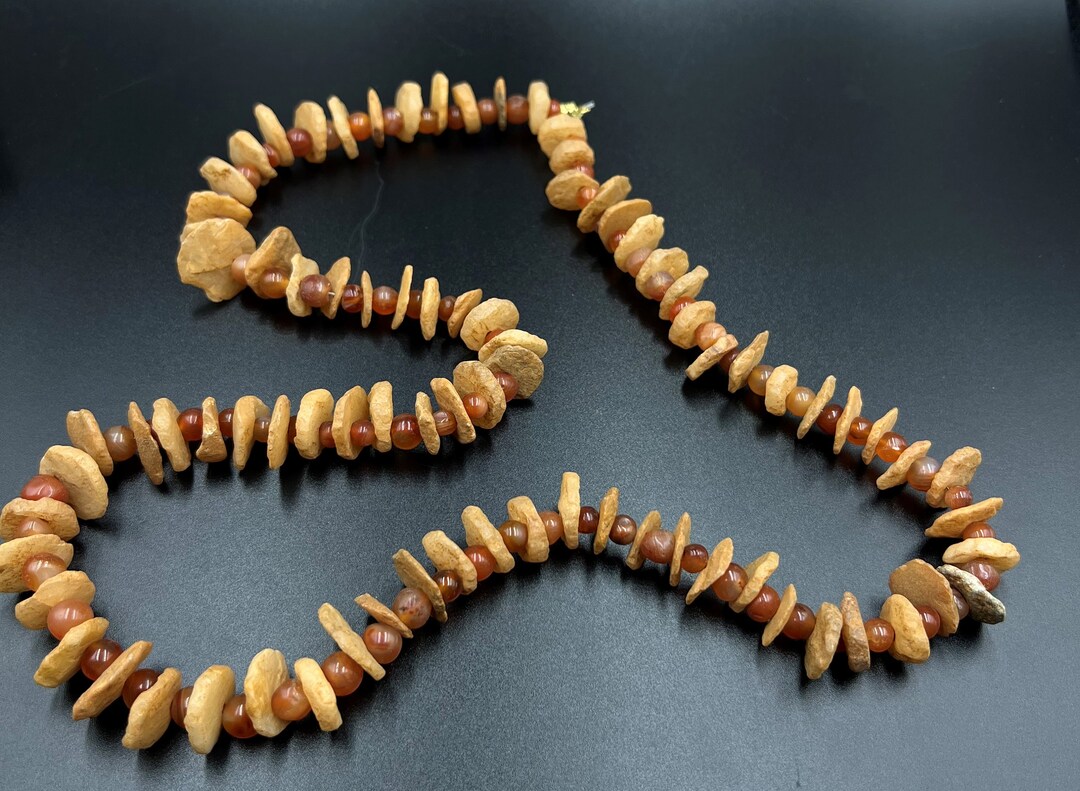 Ancient Neolithic Stone Age Rock Quartz Carnelian Traditional Jewelry ...