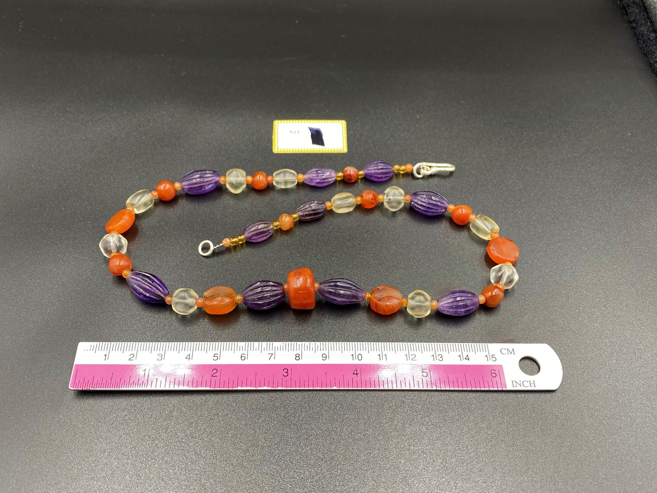 Old Ancient Antique Beads of Crystals and Amethyst From - Etsy