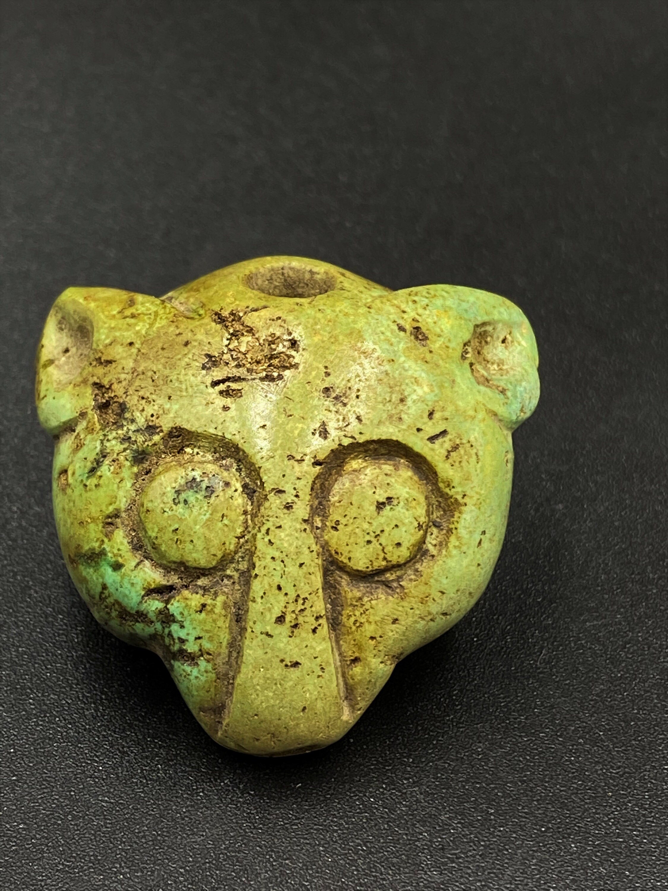 Ancient Chines Han Dynasty Turquoise Bead Pendant Engrave Wild - Etsy