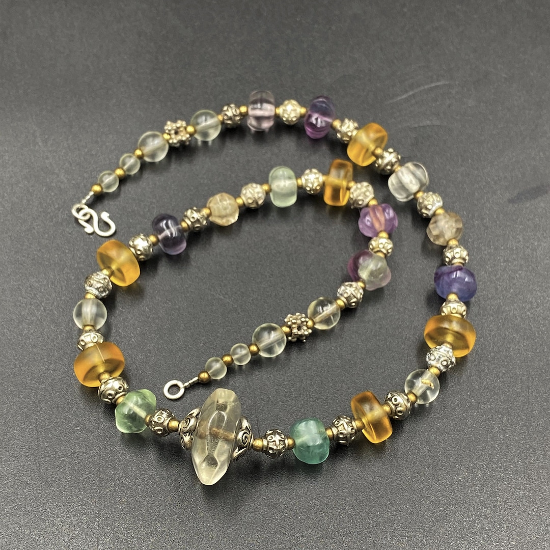 Vintage Gems Jewelry Crystals Amethyst Quartz Old Antique - Etsy