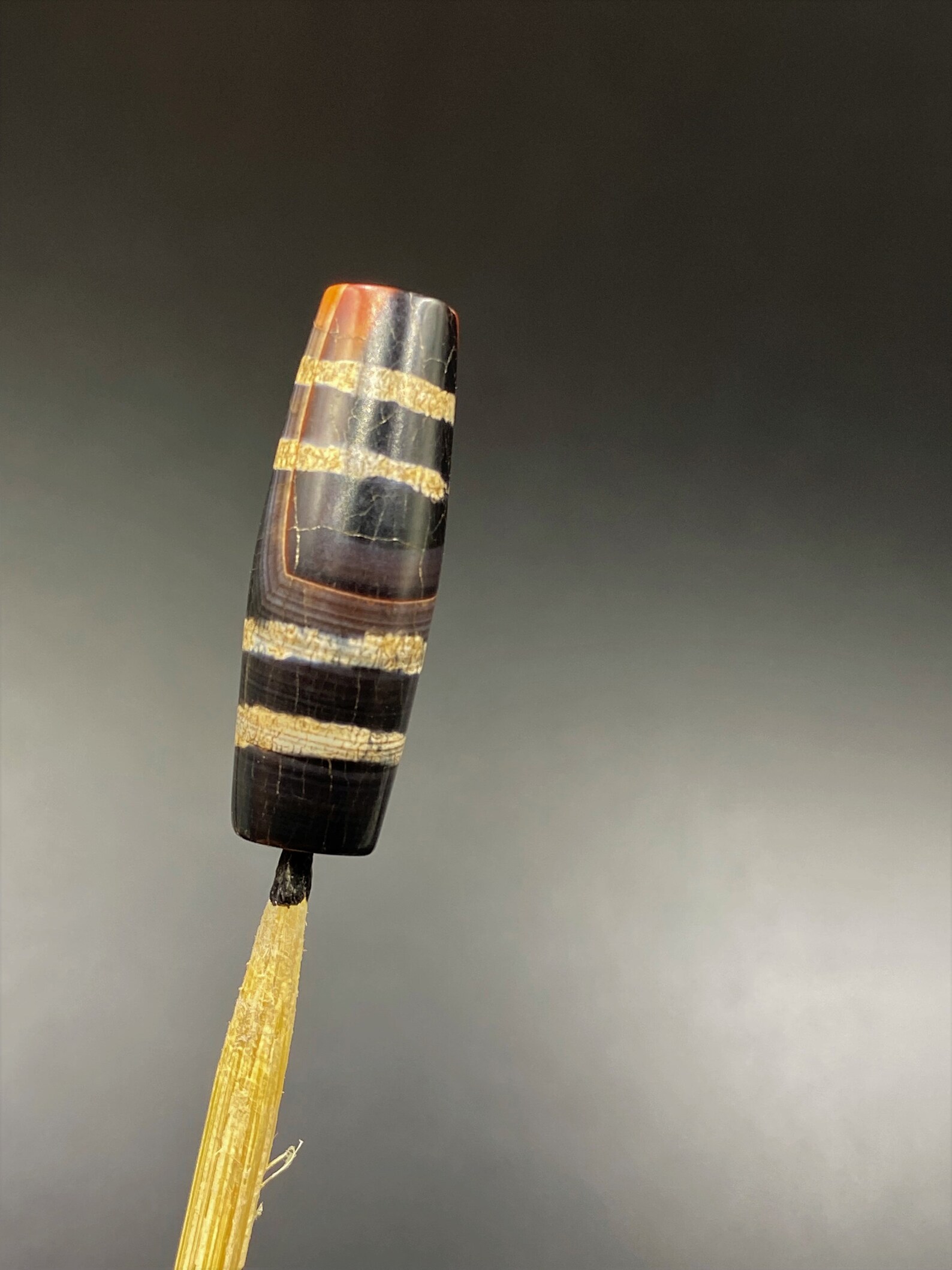 Nepali Himalayan 4 Stripes Chung Dzi Zee Agate Bead - Etsy