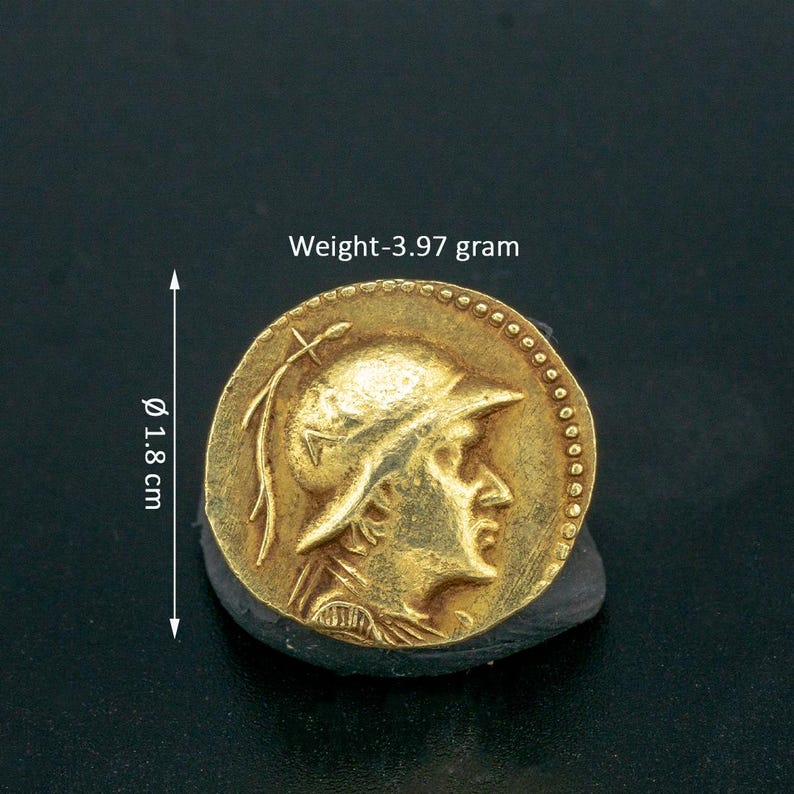 Bactrian Indo Greek Gold Antique Coin 3.9 Grams Jewelry Pendant - Etsy