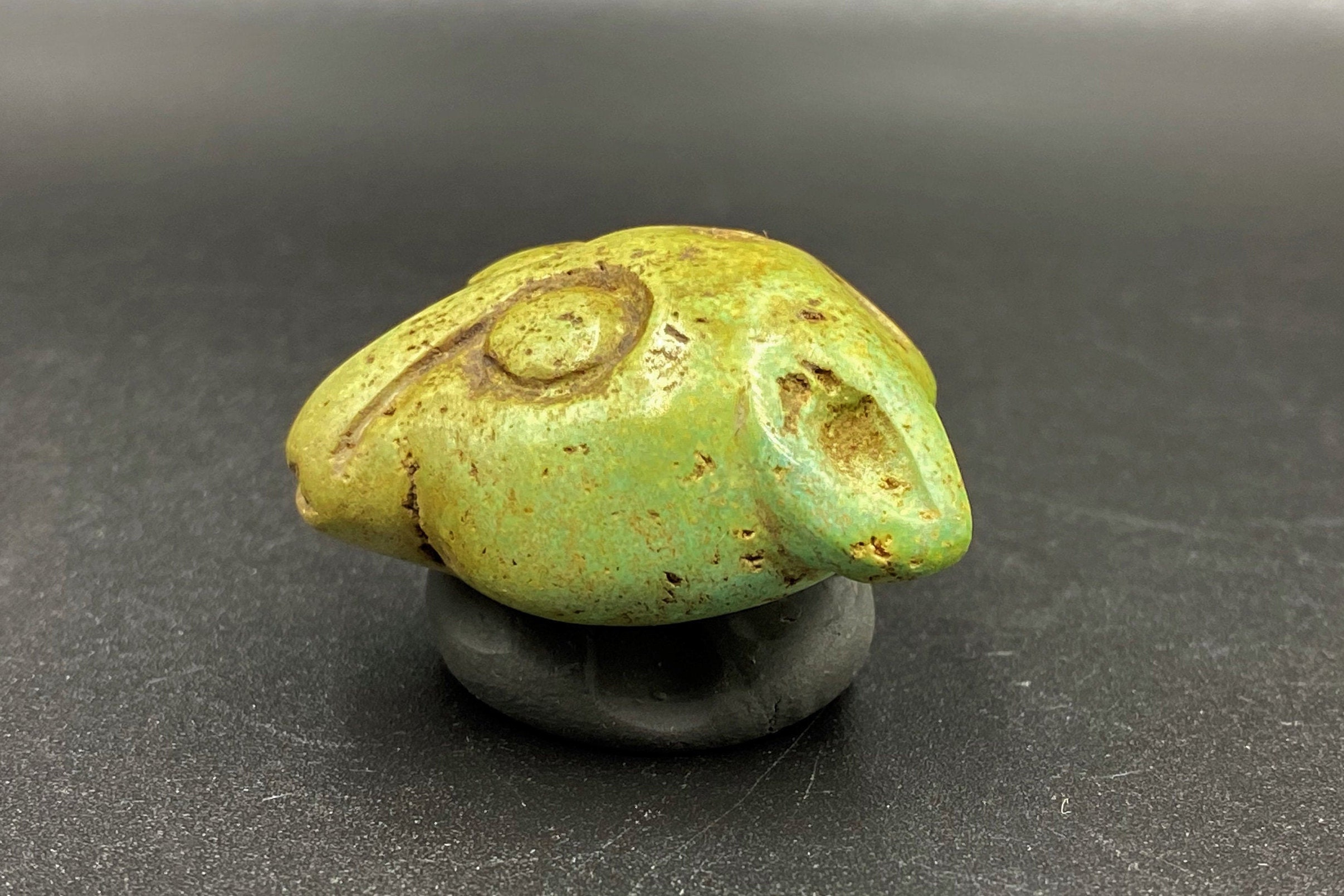 Ancient Chines Han Dynasty Turquoise Bead Pendant Engrave Wild - Etsy