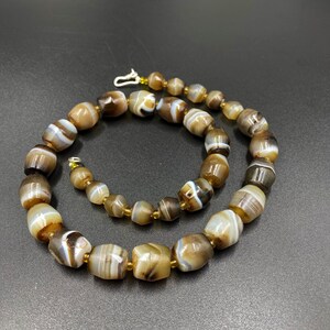 A Beautiful Ancient Banded Agate Necklace Beads - Etsy