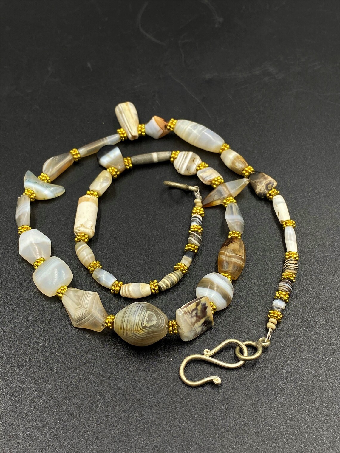 Old Antique Ancient Indo Greek Greco Bactrian Banded Agate - Etsy