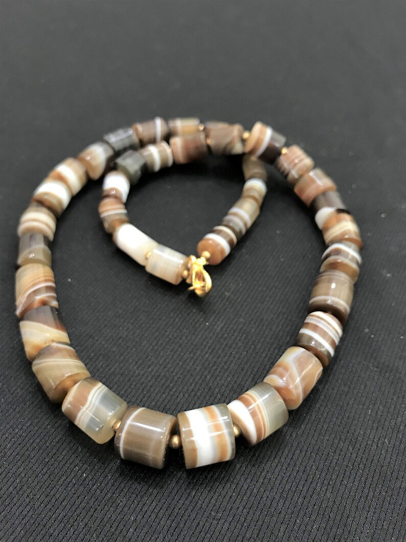 Vintage Agate Necklace, 18th Century Beads - Etsy