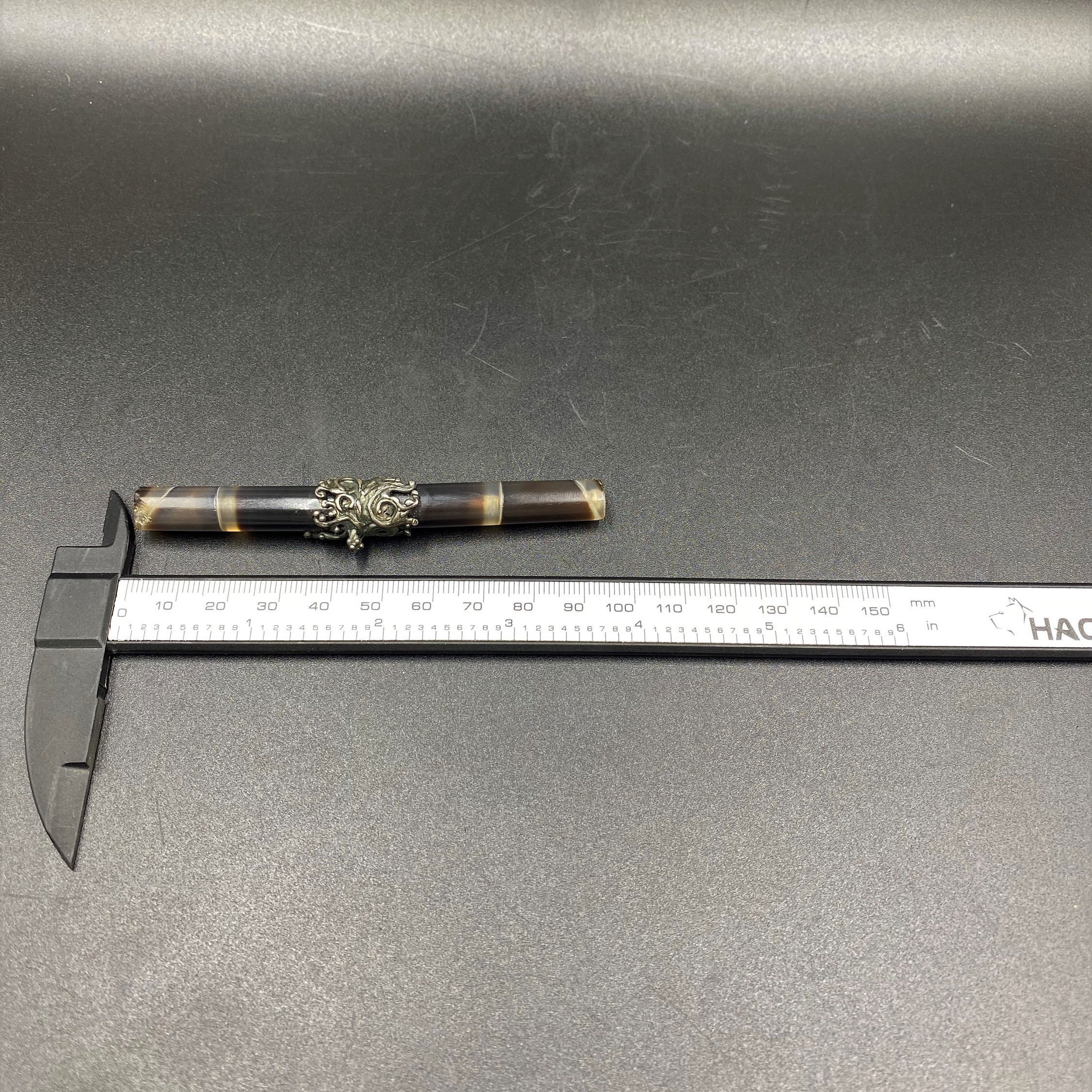 Old Ancient Funan Pre-angkor Banded Black Agate Amulet Prayer - Etsy