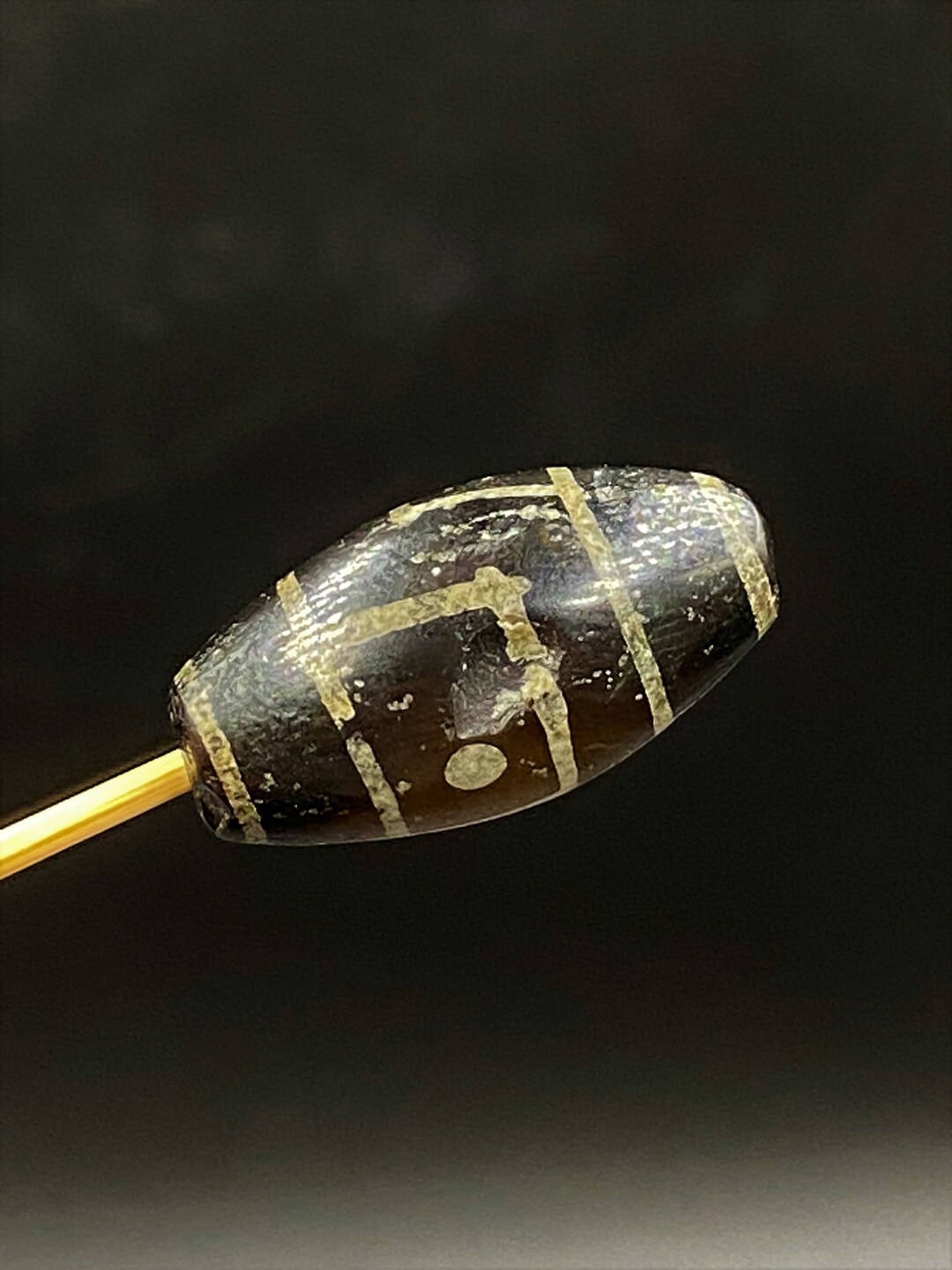 Old Himalayan Indo Tibetan Phum Dzi With Rare Pattern - Etsy