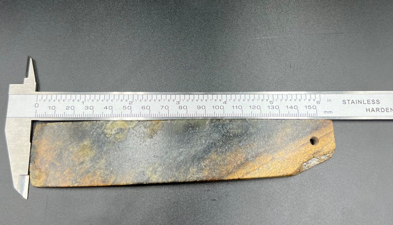 Antique Chines Neolithic Nephrite Jade Stone Pendant Dagger - Etsy