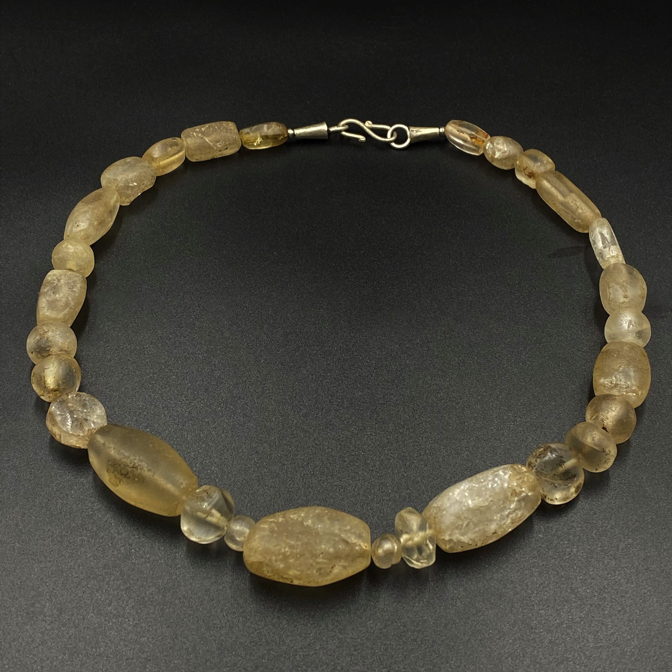 Rare Ancient Crystals Quartz Beads Necklace From Central Asia 500 BC - Etsy
