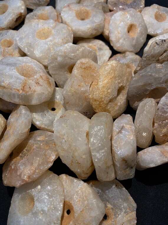 Ancient Neolithic quartz African stone bead Mali sub … - Gem