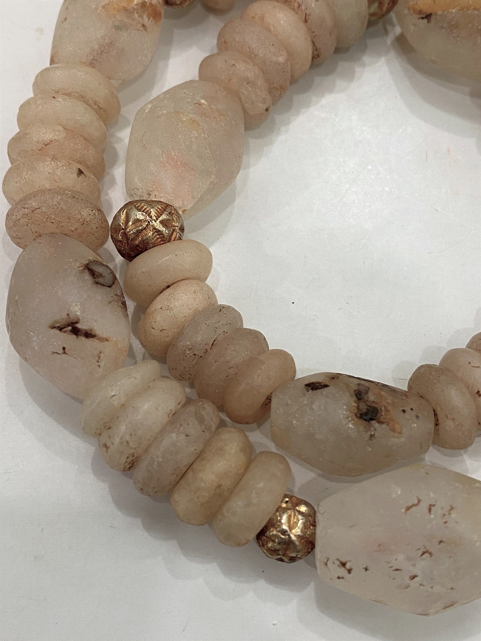 Ancient Crystal Quartz Beads Necklace From Neolithic Period - Etsy