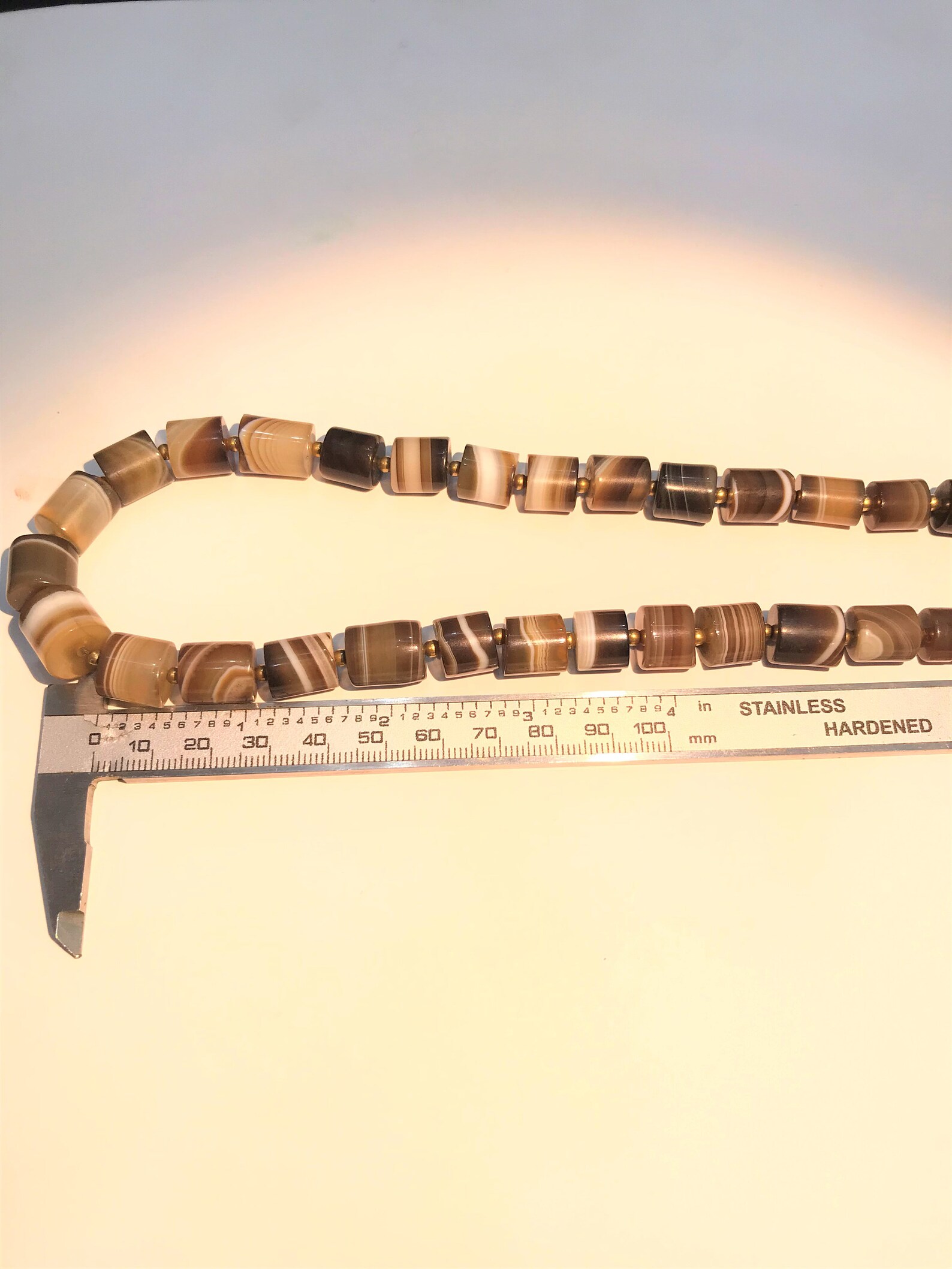 Vintage Agate Necklace, 18th Century Beads - Etsy