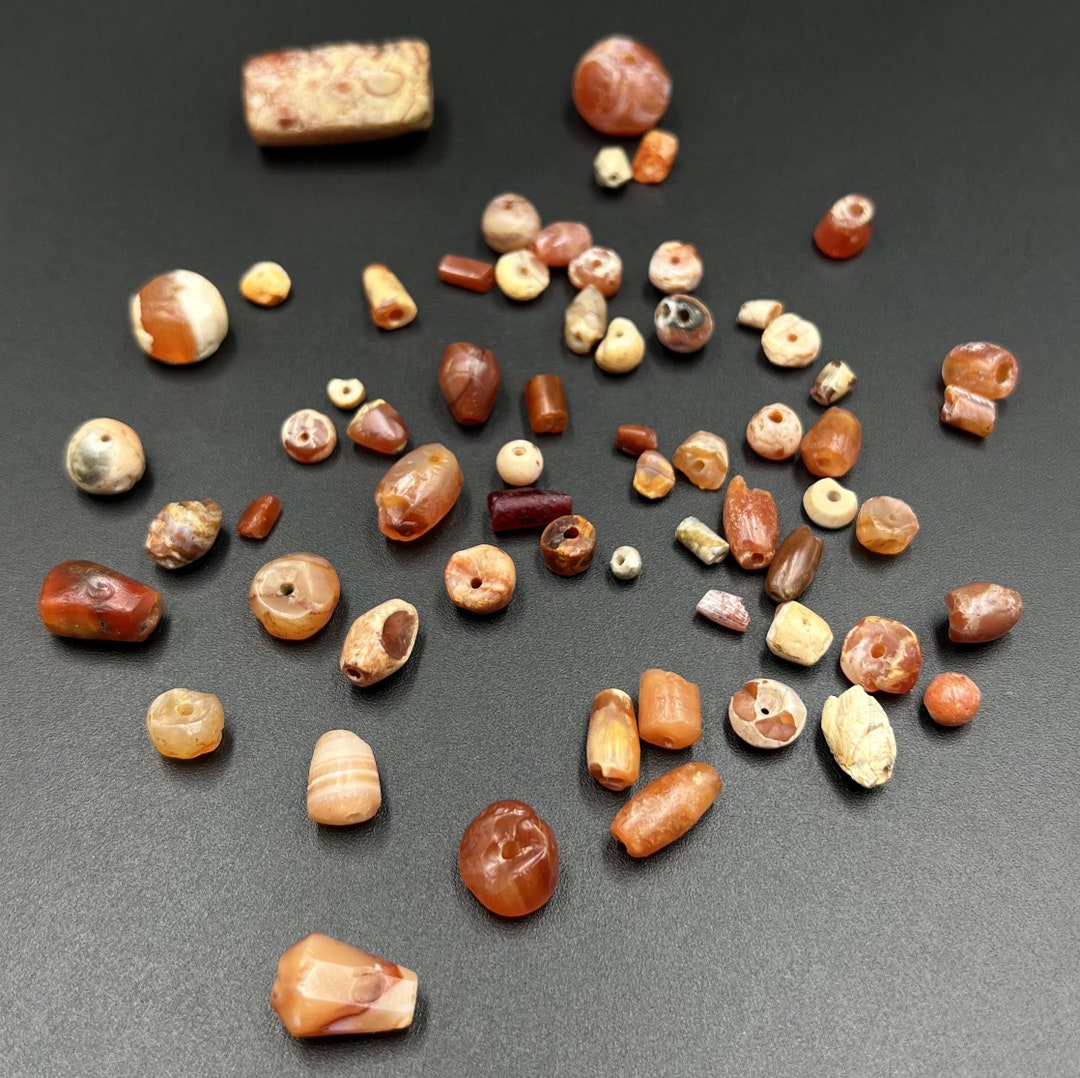 Ancient Roman Greek Gems Jewelry Carnelian Agate 2000 Years Old Beads ...