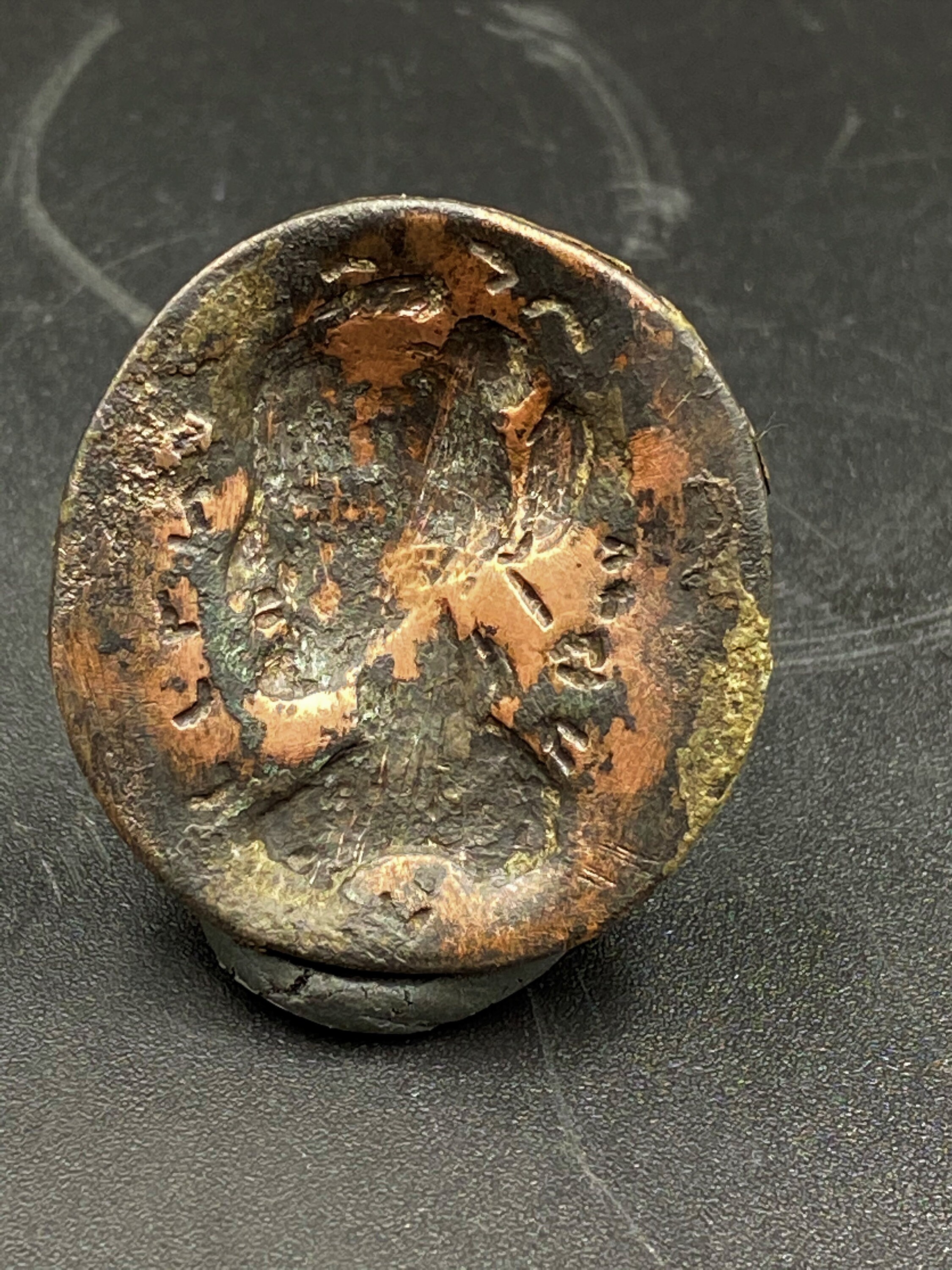 Old Ancient Antique Greco Bactrian Greek Bronze Stamp Seal - Etsy