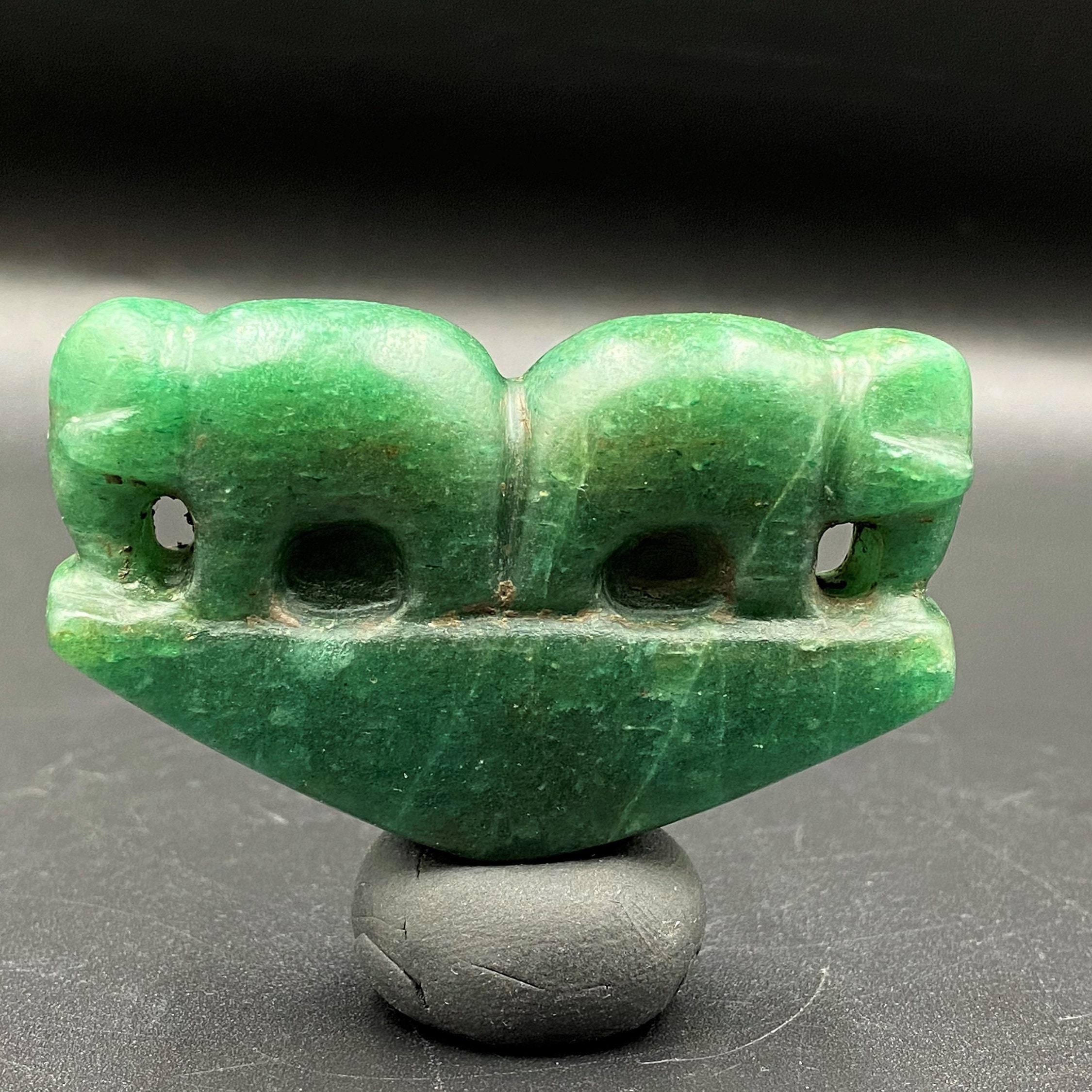 Ancient Pyu Culture Aventurine Jade Carved Two Elephants - Etsy