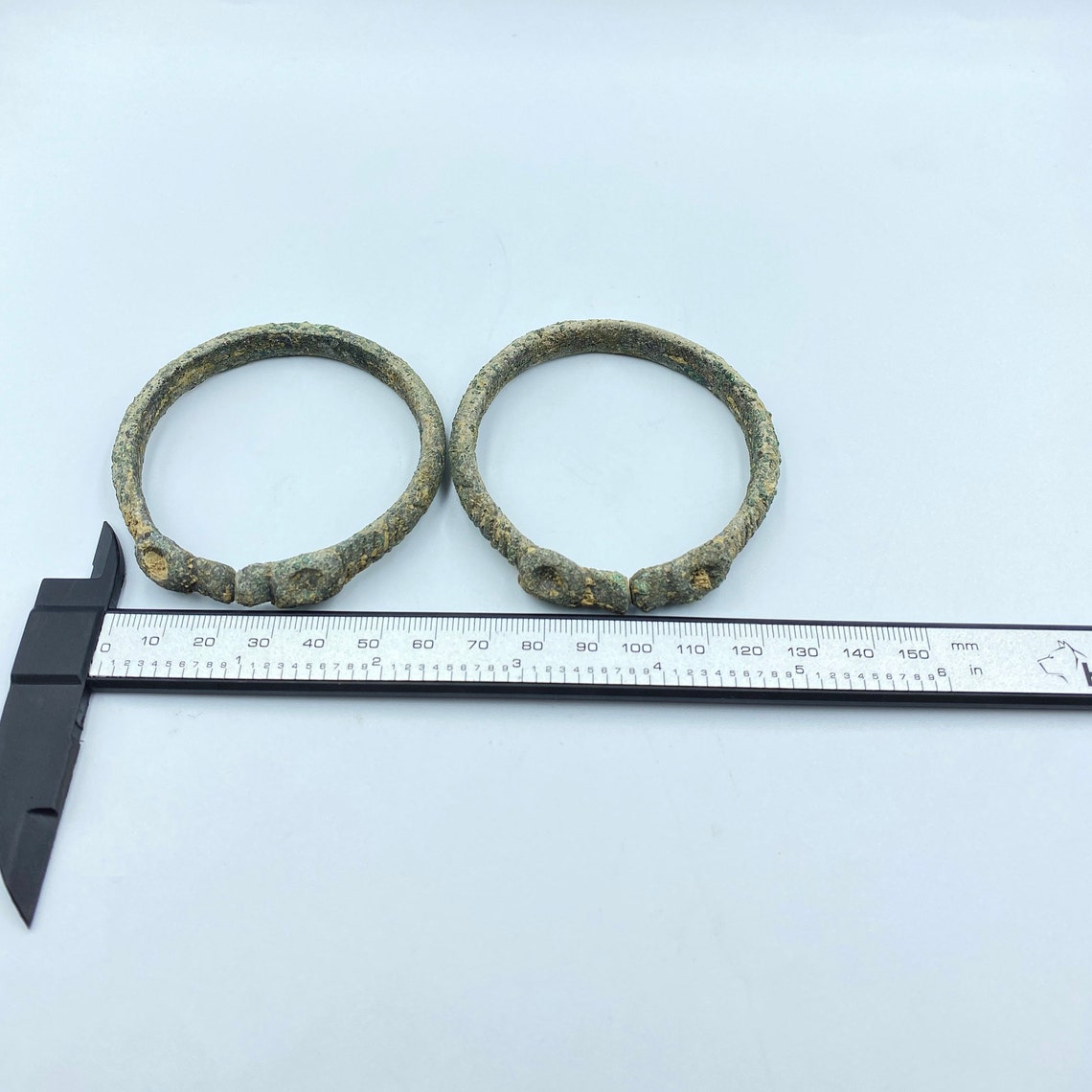 Antique Bronze Bangles Jewelry Bracelets From Ancient Greco | Etsy