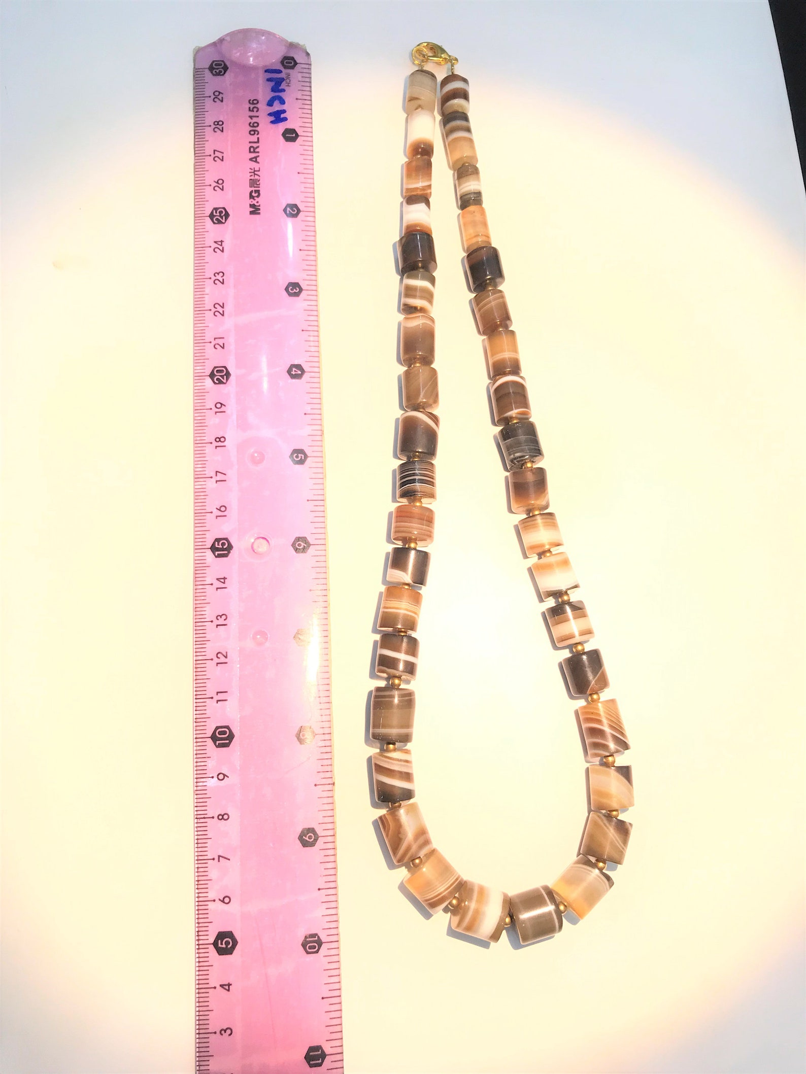 Vintage Agate Necklace, 18th Century Beads - Etsy