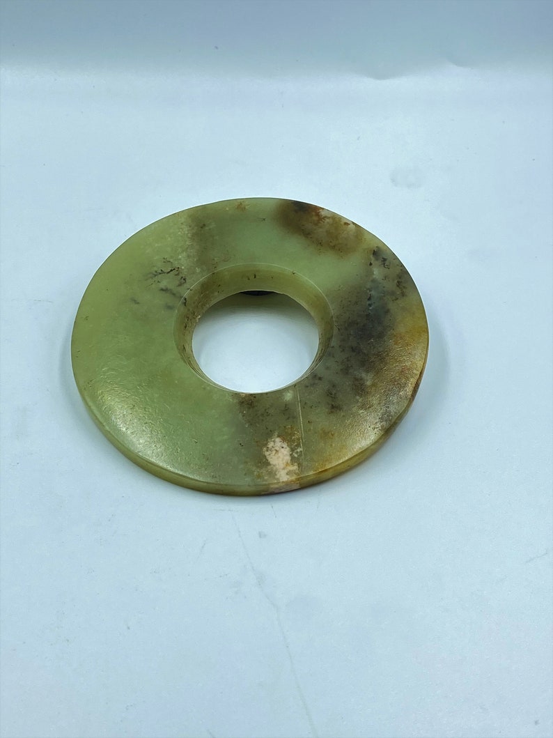 Old Chines Antique Chines Zhou Dynasty Jade Bi Disk Shape | Etsy