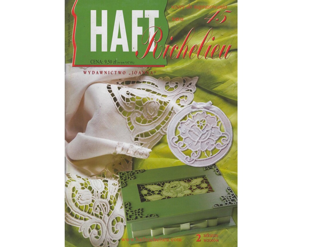 Embroidery Magazine , Transfer Patterns, Richelieu Embroidery, Patterns ...