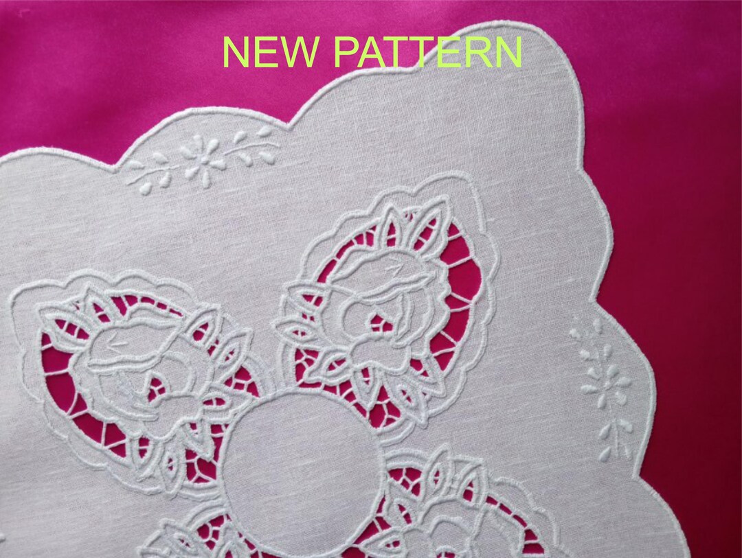CUTWORK EMBROIDERY KIT | Richelieu Embroidery | Stamped Linen to ...