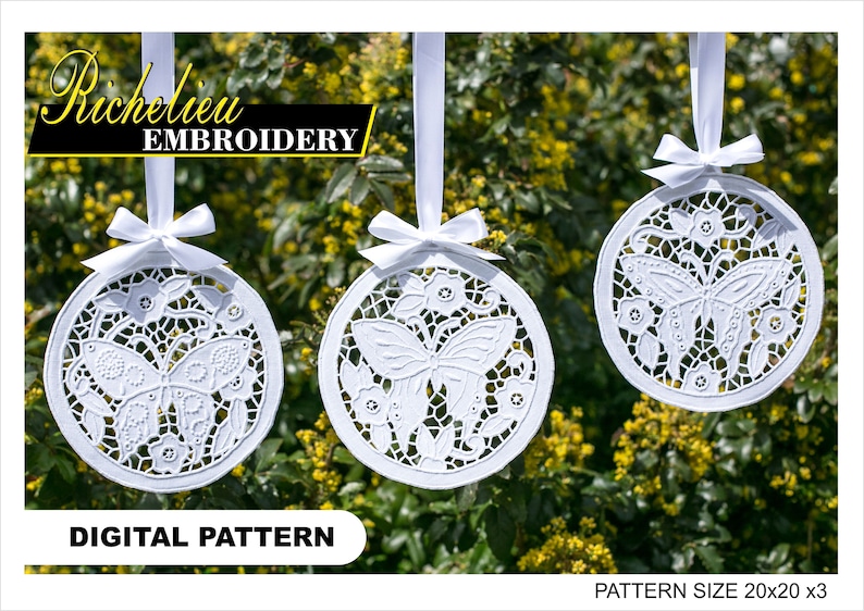 Richelieu Embroidery PDF Printable Pattern - Etsy