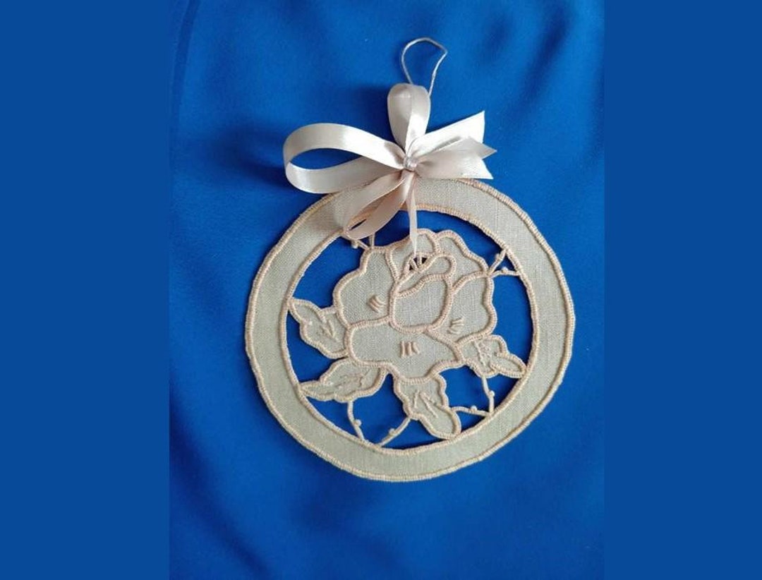 Cutwork Embroidery Kit Richeliu Ebroidery Stamped Linen to Embroider ...