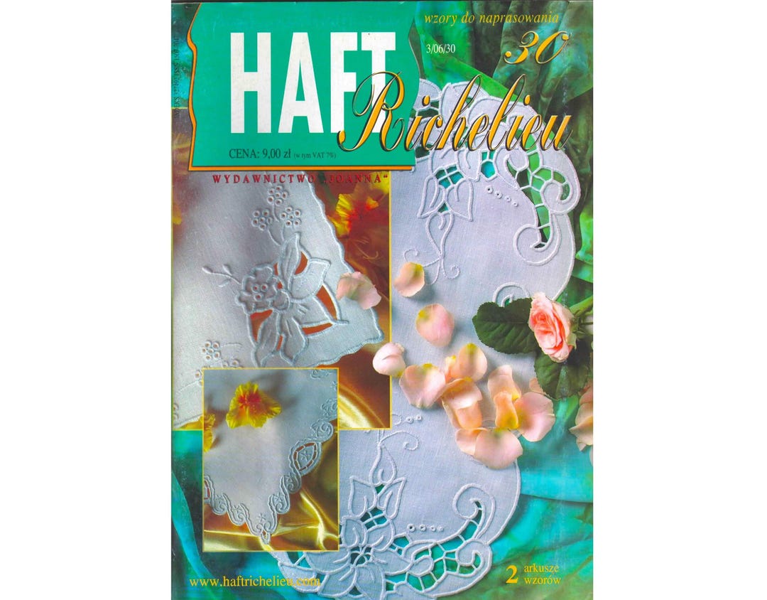 Embroidery Magazine , Transfer Patterns, Richelieu Embroidery, Patterns ...