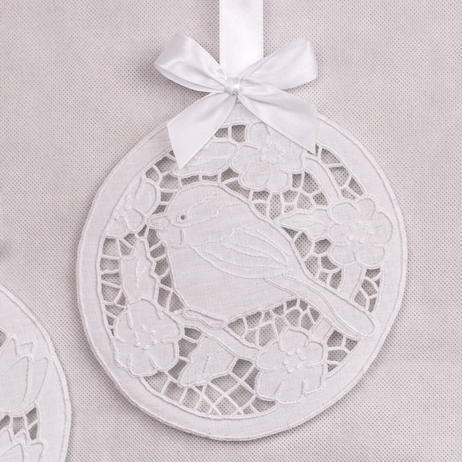 Cutwork Embroidery Kit Set of 3 BIRDS Richelieu Embroidery Richelieu ...