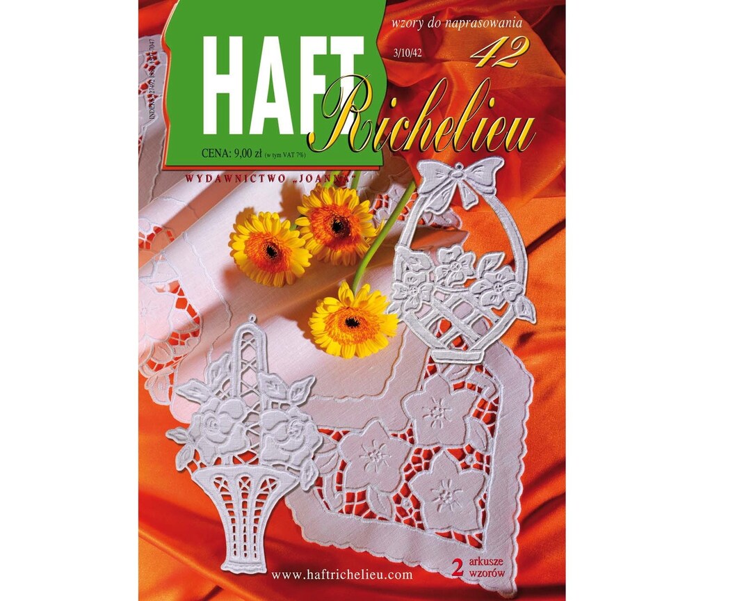 Embroidery Magazine Transfer Patterns Richelieu Embroidery - Etsy