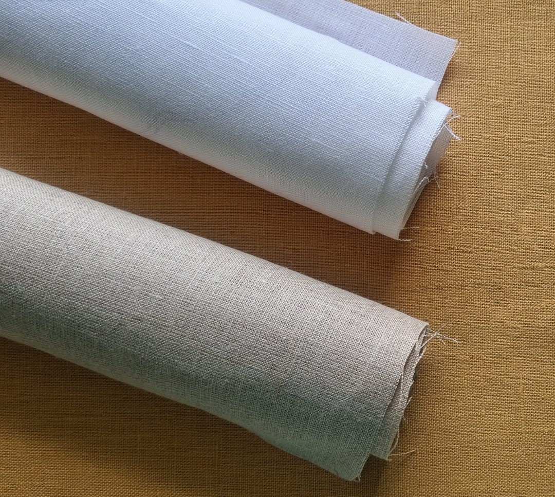 Pure Linen Fabric for Embroidery. - Etsy