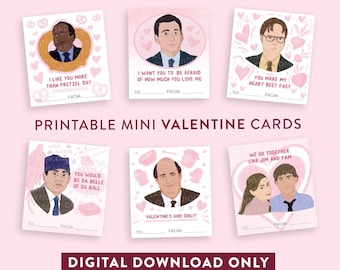 The Office Valentine Cards | Etsy