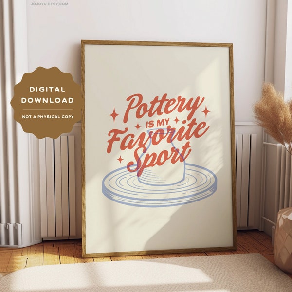Ceramics Wheel Throwing Poster - Etsy