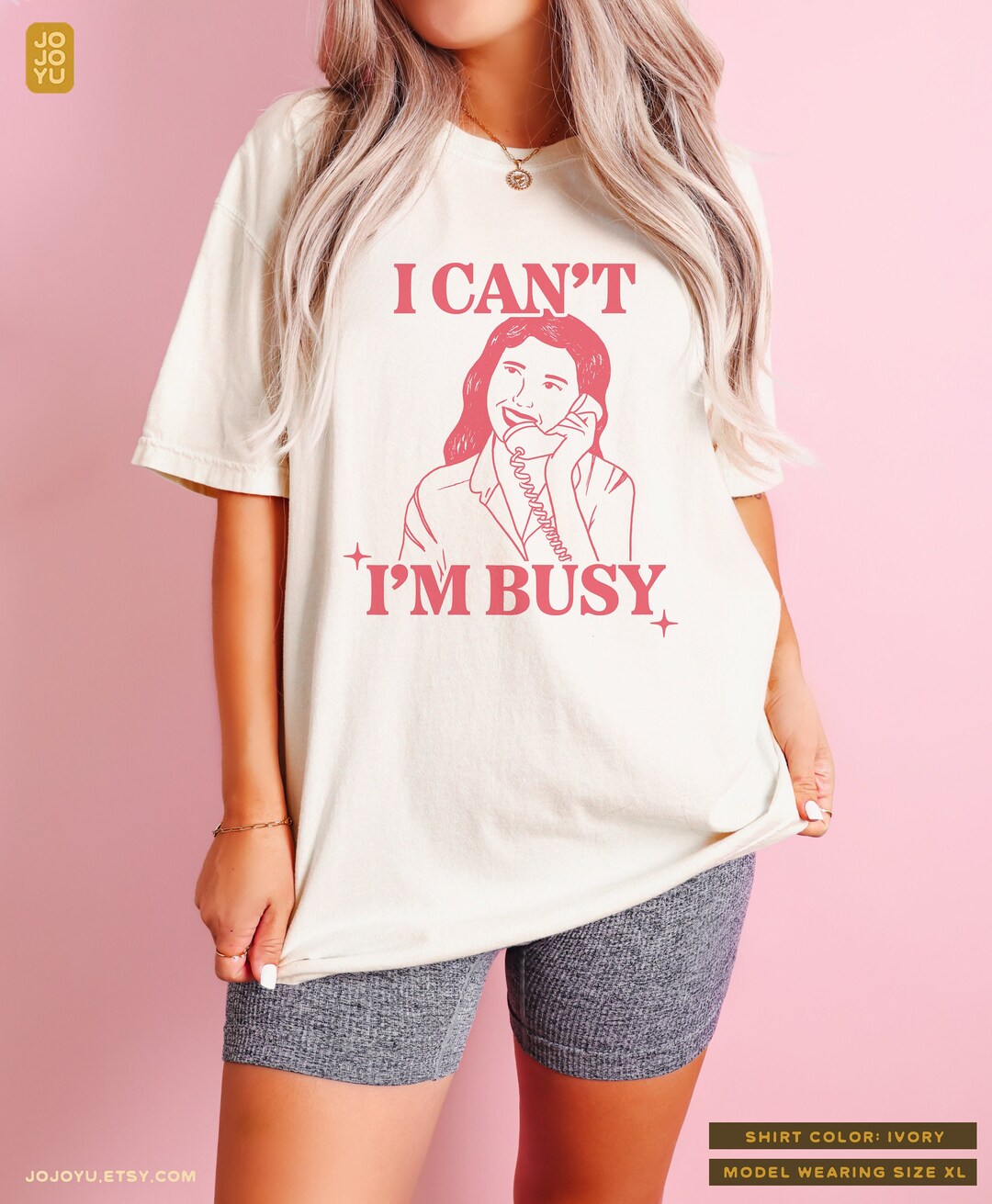 I Can't I'm Busy Tshirt, Funny Retro Tshirt, 80s Retro Oversized Shirt ...