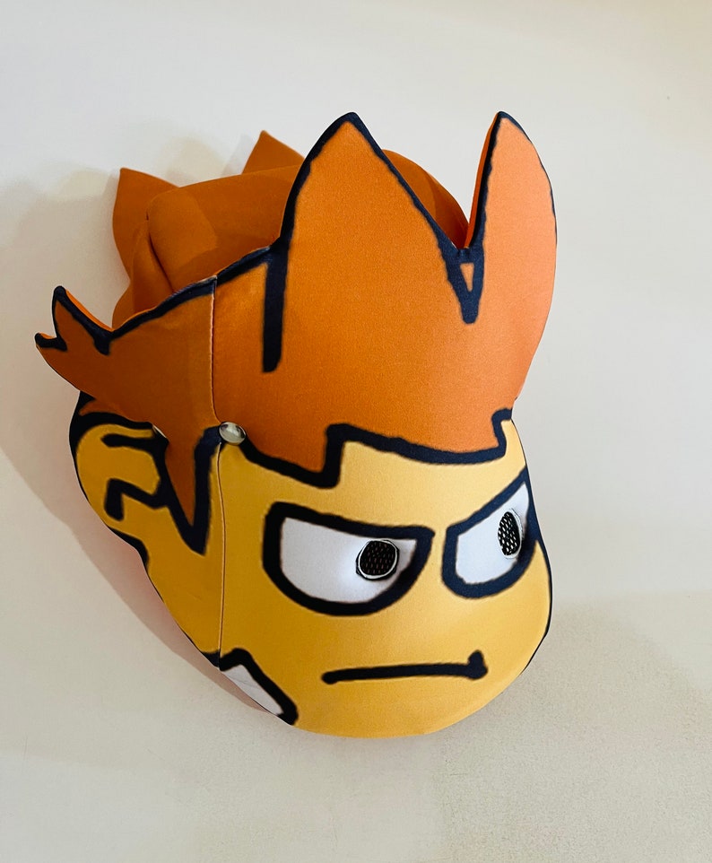 Сotton Suit Friday Night Funkin Tord 3D Mask Carnival Lemon - Etsy