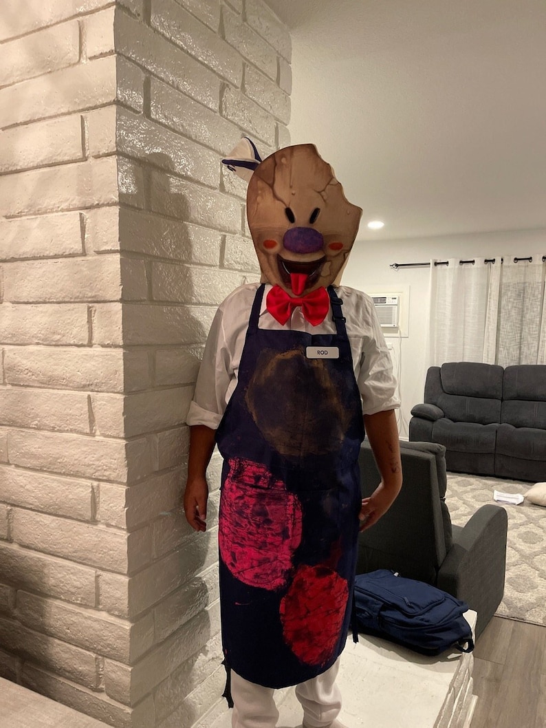 Big Full Mask Ice Cream Rod Game Inspired Ice Cream Soft Mask - Etsy