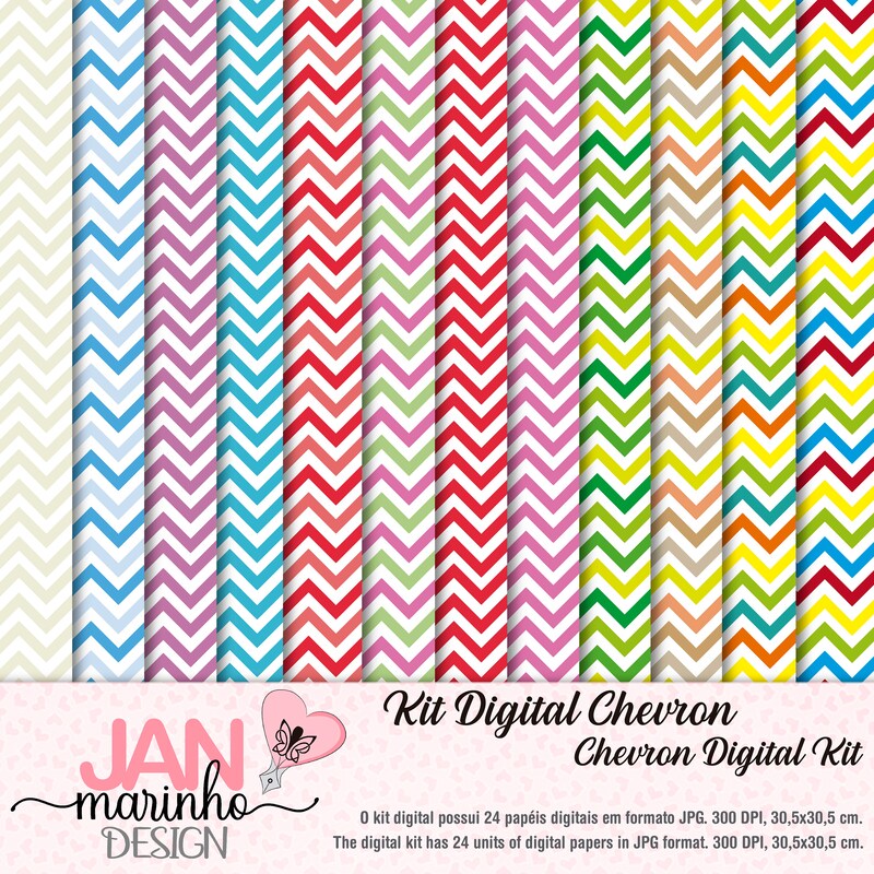 Chevron Clipart - Etsy