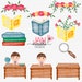 Teacher's Day Watercolor Clipart, Teacher Planner Graphics, Cute ...