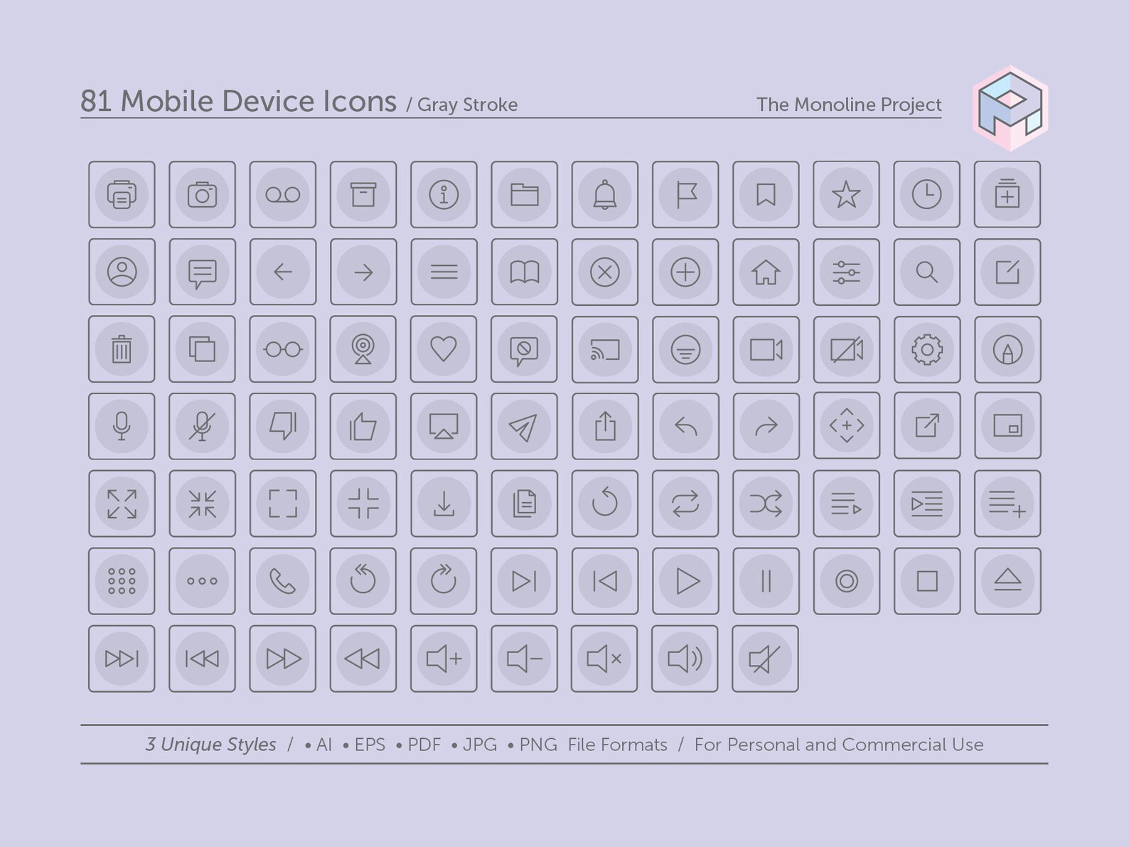 81 Mobile Device Operation Icons, Tech Clip Art, Digital Monoline ...